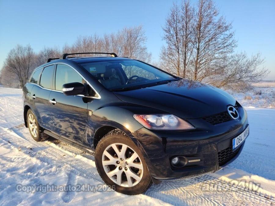 Black Mazda CX-7 2007 in Tallinn, with an engine capacity of 2.30 L and mileage of 138 thousand km for 4200 €, photo 2 on AUTOMOTO.COM.LV