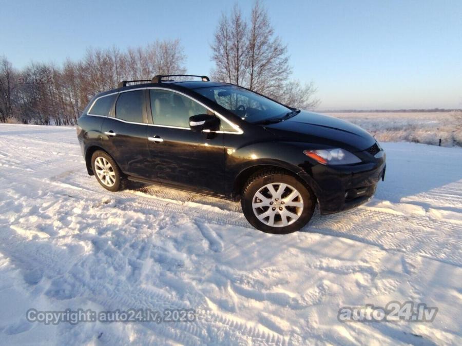 Black Mazda CX-7 2007 in Tallinn, with an engine capacity of 2.30 L and mileage of 138 thousand km for 4200 €, photo 5 on AUTOMOTO.COM.LV