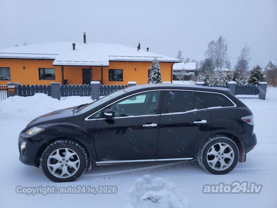 Black Mazda CX-7 2010 in Tallinn, with an engine capacity of 2.20 L and mileage of 150 thousand km for 4900 €, photo 2 on AUTOMOTO.COM.LV