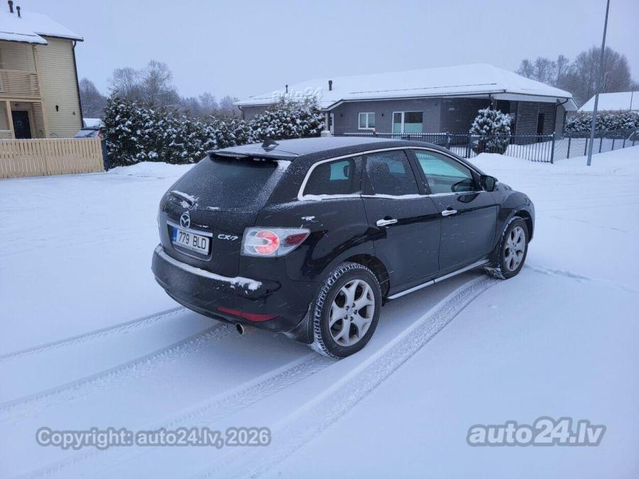 Black Mazda CX-7 2010 in Tallinn, with an engine capacity of 2.20 L and mileage of 150 thousand km for 4900 €, photo 6 on AUTOMOTO.COM.LV
