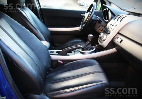 Zils Mazda CX-7 2007 Rēzekne, ar dzinēja tilpumu 2.30 L un nobraukumu 173 tūkst. km par 2495 €, foto 11 vietnē AUTOMOTO.COM.LV