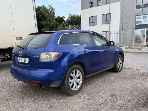 Zils Mazda CX-7 2009 Viļņa, ar dzinēja tilpumu 2.26 L un nobraukumu 260 tūkst. km par 1500 €, foto 6 vietnē AUTOMOTO.COM.LV