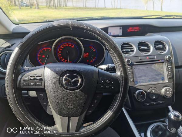 Blue Mazda CX-7 2010 in Prienai, with an engine capacity of 2.18 L and mileage of 202 thousand km for 3850 €, photo 3 on AUTOMOTO.COM.LV