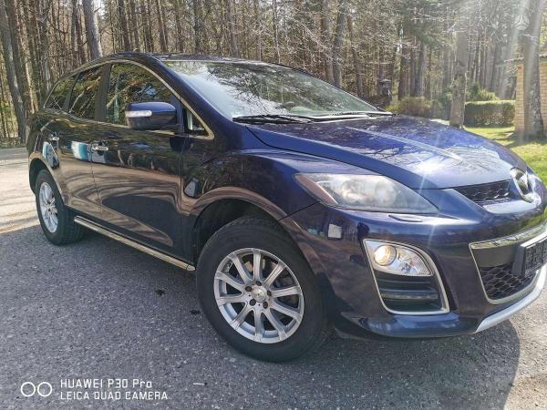 Blue Mazda CX-7 2010 in Prienai, with an engine capacity of 2.18 L and mileage of 202 thousand km for 3850 €, photo 7 on AUTOMOTO.COM.LV