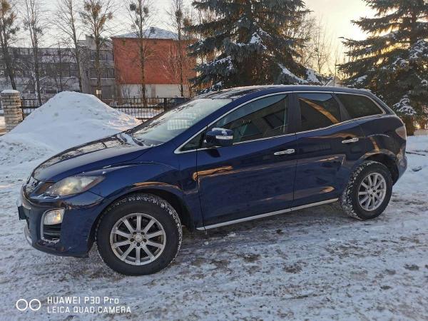 Blue Mazda CX-7 2011 in Prienai, with an engine capacity of 2.20 L and mileage of 203 thousand km for 4799 €, photo 7 on AUTOMOTO.COM.LV