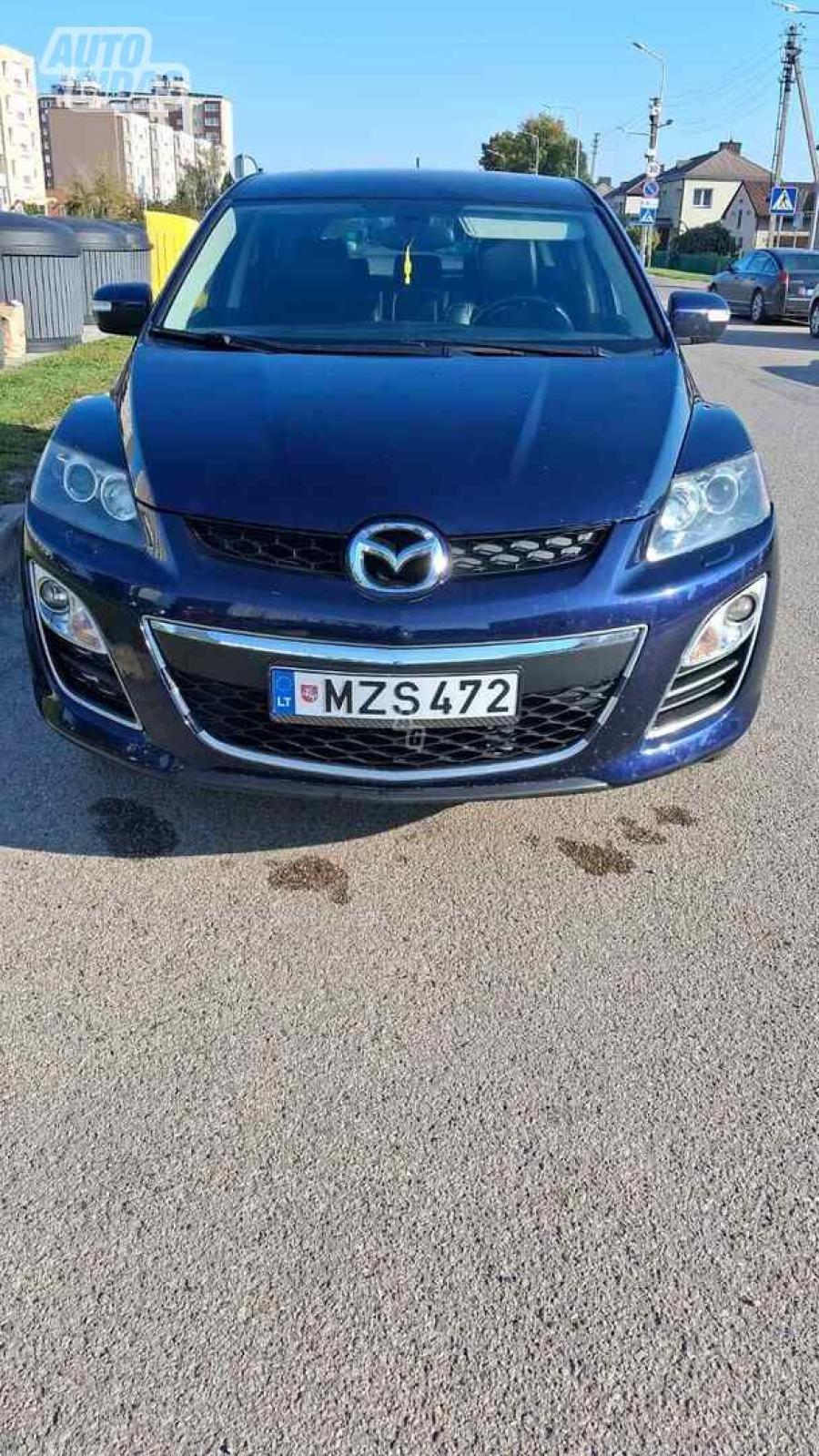 Blue Mazda CX-7 2011 in Marijampole, with an engine capacity of 2.20 L and mileage of 241 thousand km for 4200 €, photo 1 on AUTOMOTO.COM.LV