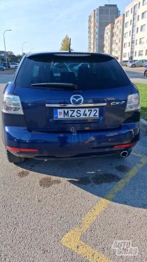 Blue Mazda CX-7 2011 in Marijampole, with an engine capacity of 2.20 L and mileage of 241 thousand km for 4200 €, photo 3 on AUTOMOTO.COM.LV