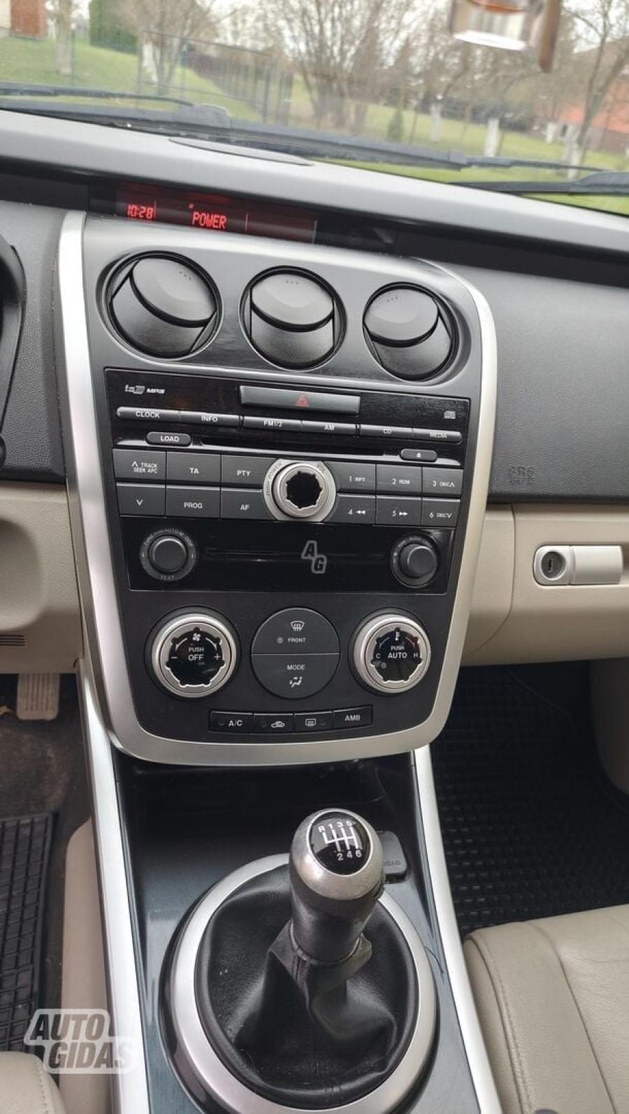 Mazda CX-7 2008 Marijampole, ar dzinēja tilpumu 2.30 L un nobraukumu 213 tūkst. km par 700 €, foto 19 vietnē AUTOMOTO.COM.LV