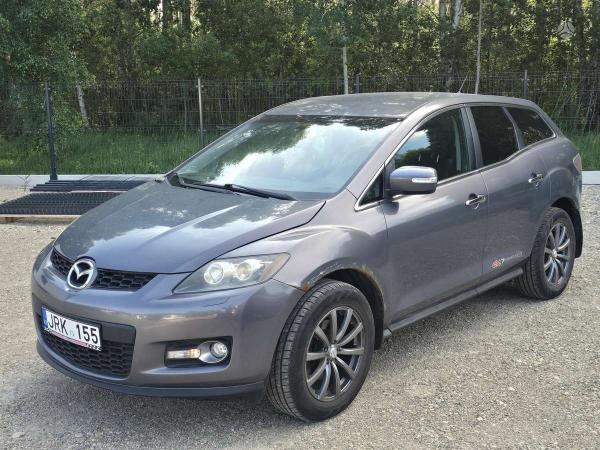 Pelēks Mazda CX-7 2007 Šauļi, ar dzinēja tilpumu 2.26 L un nobraukumu 174 tūkst. km par 1550 €, foto 1 vietnē AUTOMOTO.COM.LV