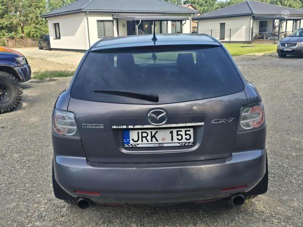 Pelēks Mazda CX-7 2007 Šauļi, ar dzinēja tilpumu 2.26 L un nobraukumu 174 tūkst. km par 1550 €, foto 5 vietnē AUTOMOTO.COM.LV