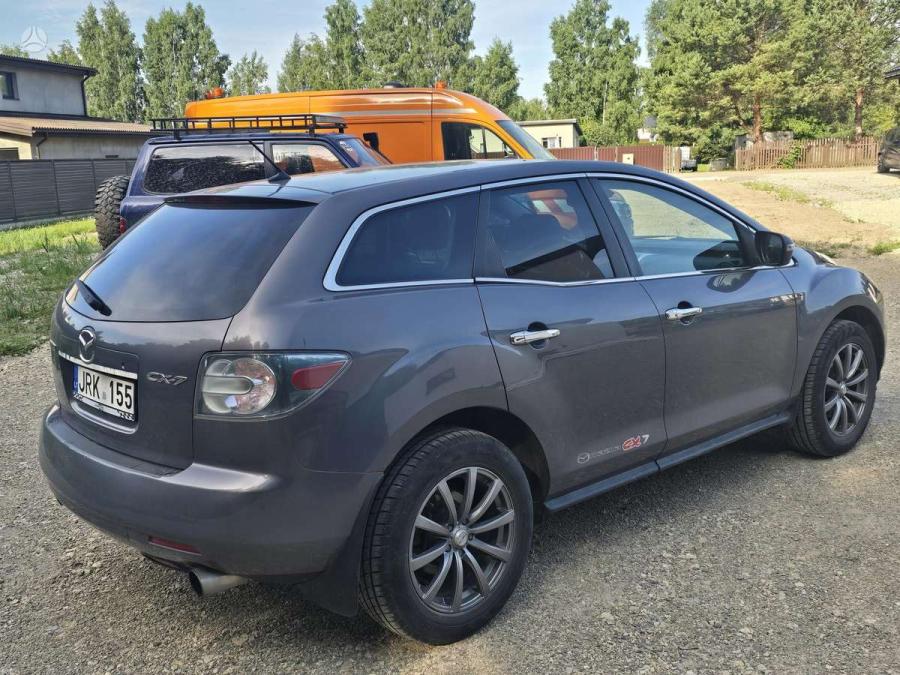 Grey Mazda CX-7 2007 in Siauliai, with an engine capacity of 2.26 L and mileage of 174 thousand km for 1550 €, photo 7 on AUTOMOTO.COM.LV