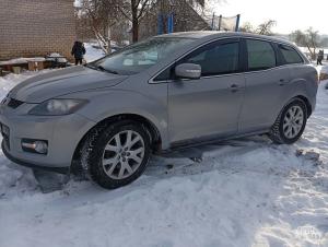 Grey Mazda CX-7 2008 in Mazeikiai, with an engine capacity of 2.30 L and mileage of 298 thousand km for 2500 €, photo  on AUTOMOTO.COM.LV
