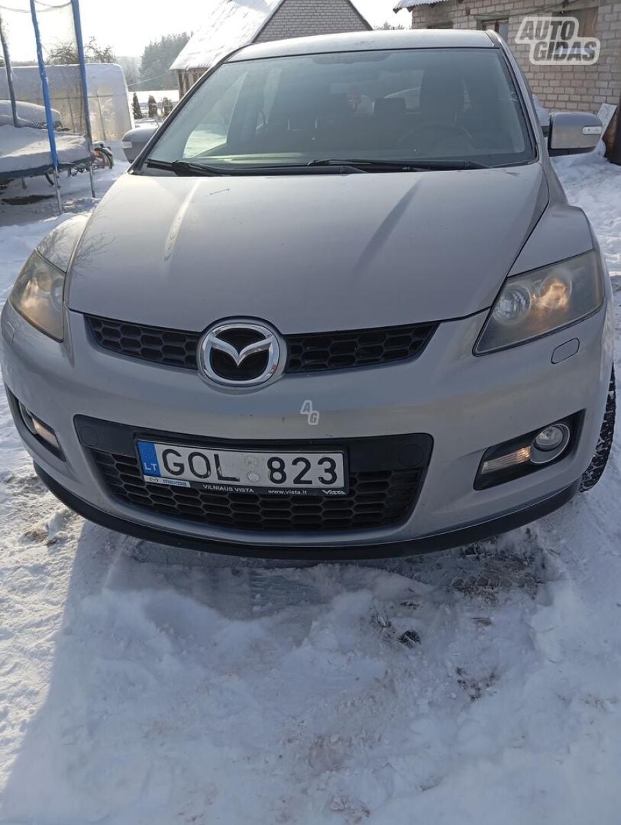 Grey Mazda CX-7 2008 in Mazeikiai, with an engine capacity of 2.30 L and mileage of 298 thousand km for 2500 €, photo 2 on AUTOMOTO.COM.LV