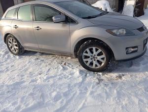 Grey Mazda CX-7 2008 in Mazeikiai, with an engine capacity of 2.30 L and mileage of 298 thousand km for 2500 €, photo 4 on AUTOMOTO.COM.LV
