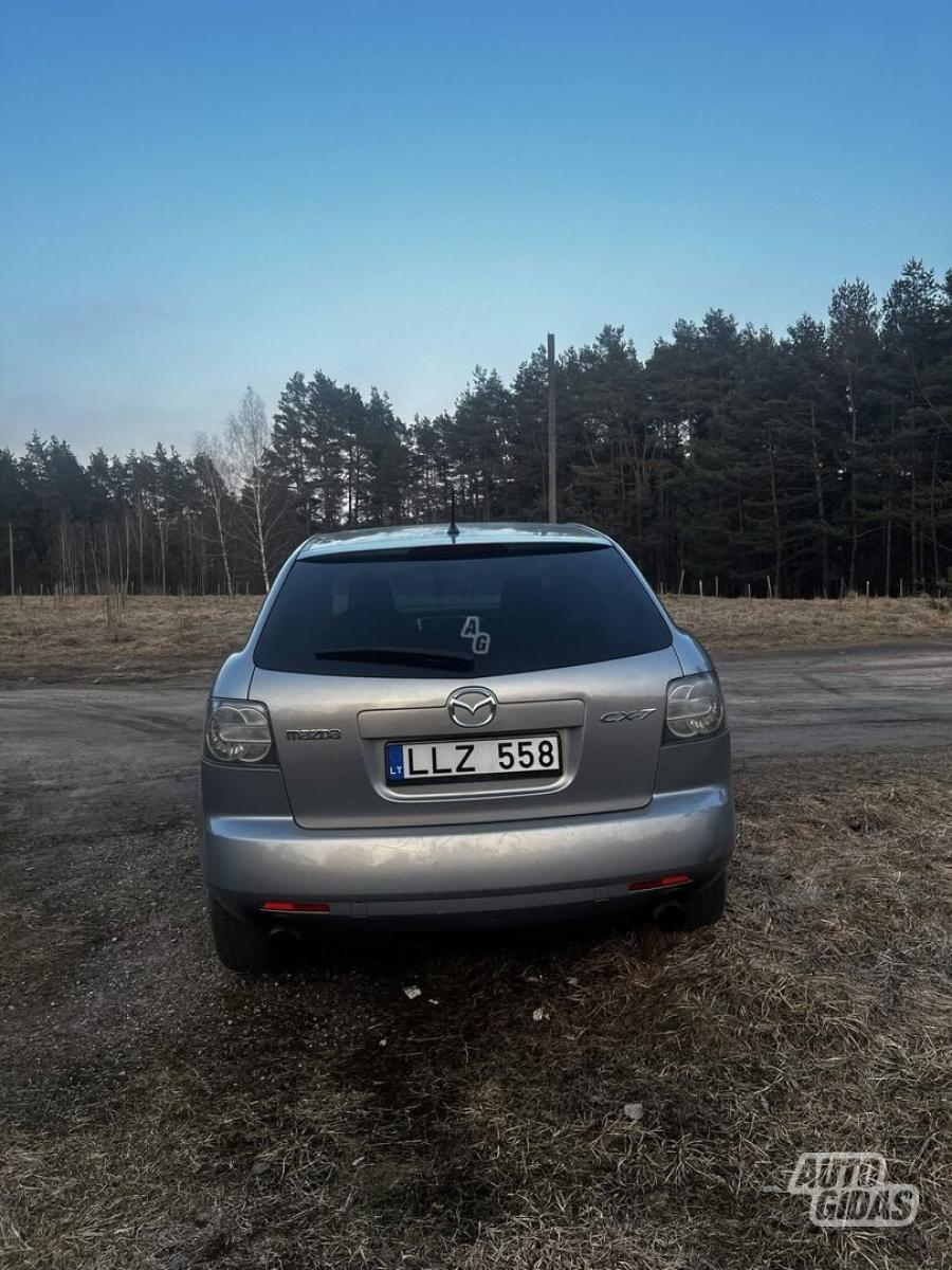 Grey Mazda CX-7 2008 in Vilnius, with an engine capacity of 2.30 L and mileage of 197 thousand km for 2500 €, photo 8 on AUTOMOTO.COM.LV