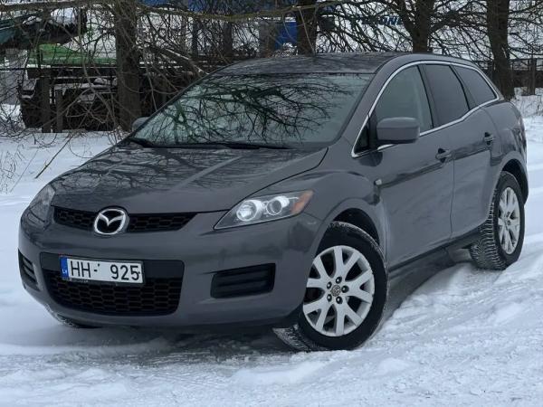 Grey Mazda CX-7 2008 in Riga, with an engine capacity of 2.30 L and mileage of 253 thousand km for 2600 €, photo 1 on AUTOMOTO.COM.LV