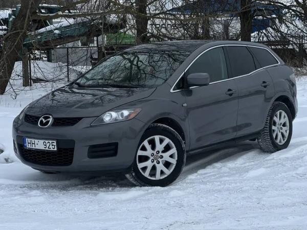 Grey Mazda CX-7 2008 in Riga, with an engine capacity of 2.30 L and mileage of 253 thousand km for 2600 €, photo 2 on AUTOMOTO.COM.LV