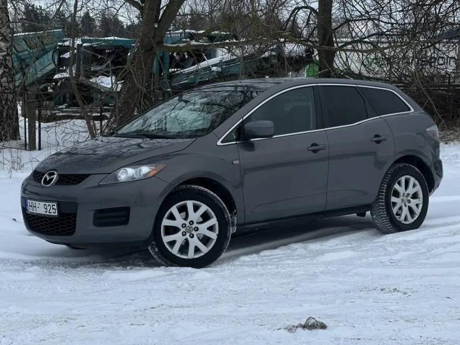 Grey Mazda CX-7 2008 in Riga, with an engine capacity of 2.30 L and mileage of 253 thousand km for 2600 €, photo 4 on AUTOMOTO.COM.LV