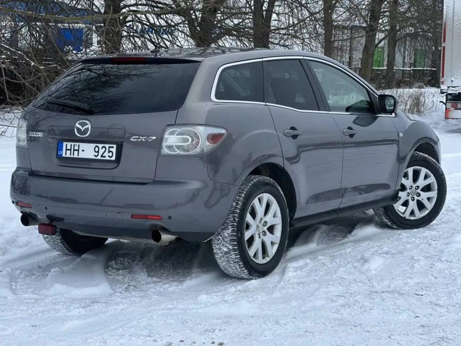 Grey Mazda CX-7 2008 in Riga, with an engine capacity of 2.30 L and mileage of 253 thousand km for 2600 €, photo 11 on AUTOMOTO.COM.LV