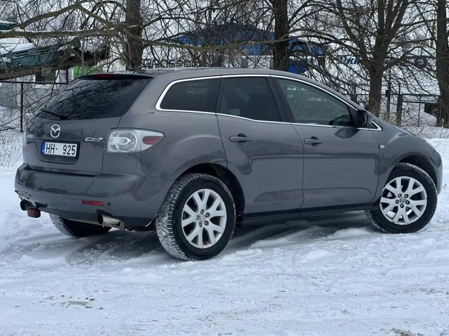 Grey Mazda CX-7 2008 in Riga, with an engine capacity of 2.30 L and mileage of 253 thousand km for 2600 €, photo 12 on AUTOMOTO.COM.LV
