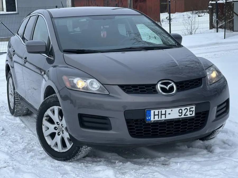 Grey Mazda CX-7 2008 in Riga, with an engine capacity of 2.30 L and mileage of 253 thousand km for 2600 €, photo 16 on AUTOMOTO.COM.LV