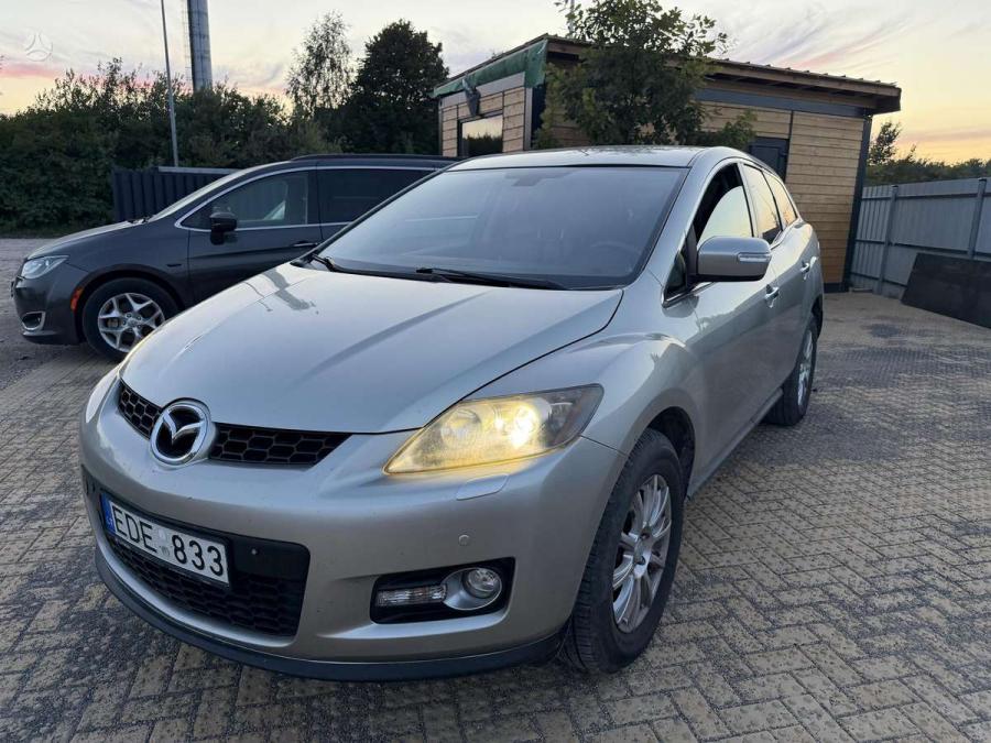 Grey Mazda CX-7 2008 in Siauliai, with an engine capacity of 2.26 L and mileage of 204 thousand km for 1600 €, photo 3 on AUTOMOTO.COM.LV