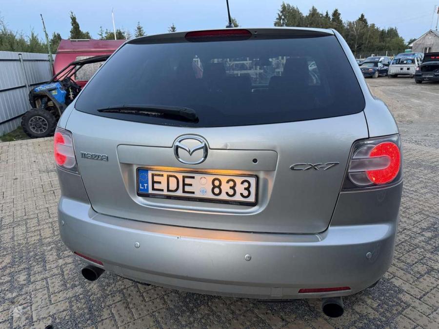 Grey Mazda CX-7 2008 in Siauliai, with an engine capacity of 2.26 L and mileage of 204 thousand km for 1600 €, photo 7 on AUTOMOTO.COM.LV