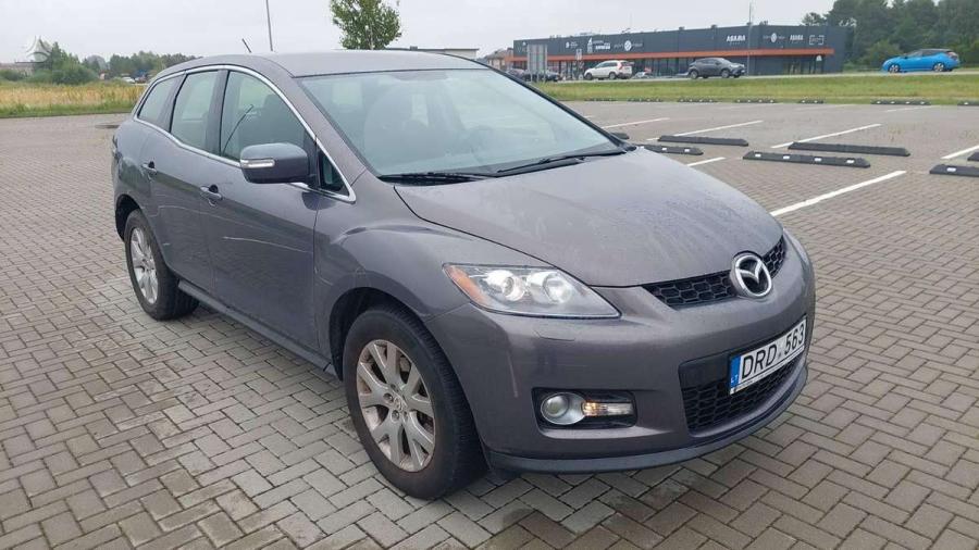 Pelēks Mazda CX-7 2008 Klaipėda, ar dzinēja tilpumu 2.26 L un nobraukumu 87 tūkst. km par 3999 €, foto 3 vietnē AUTOMOTO.COM.LV