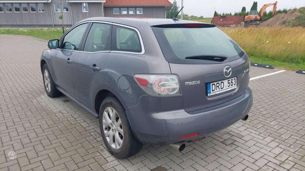 Grey Mazda CX-7 2008 in Klaipeda, with an engine capacity of 2.26 L and mileage of 87 thousand km for 3999 €, photo 4 on AUTOMOTO.COM.LV