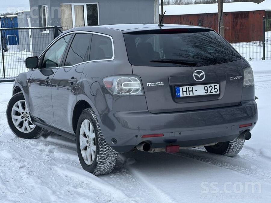 Pelēks Mazda CX-7 2008 Rīga, ar dzinēja tilpumu 2.30 L un nobraukumu 253 tūkst. km par 2500 €, foto 8 vietnē AUTOMOTO.COM.LV