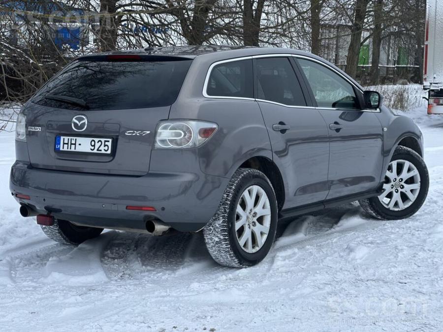 Pelēks Mazda CX-7 2008 Rīga, ar dzinēja tilpumu 2.30 L un nobraukumu 253 tūkst. km par 2500 €, foto 11 vietnē AUTOMOTO.COM.LV