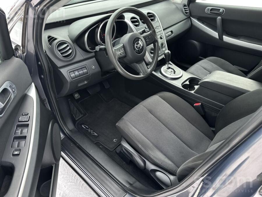 Pelēks Mazda CX-7 2008 Rīga, ar dzinēja tilpumu 2.30 L un nobraukumu 253 tūkst. km par 2500 €, foto 22 vietnē AUTOMOTO.COM.LV