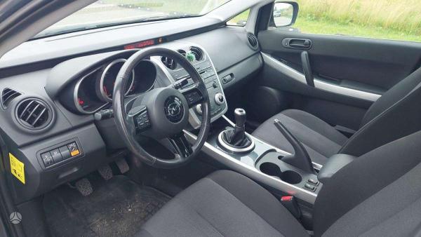 Pelēks Mazda CX-7 2008 Klaipėda, ar dzinēja tilpumu 2.26 L un nobraukumu 87 tūkst. km par 3999 €, foto 6 vietnē AUTOMOTO.COM.LV