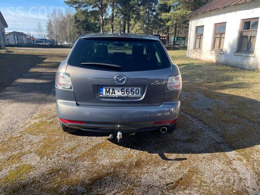 Grey Mazda CX-7 2009 in Riga, with an engine capacity of 2.20 L and mileage of 0 thousand km for 4700 €, photo 5 on AUTOMOTO.COM.LV