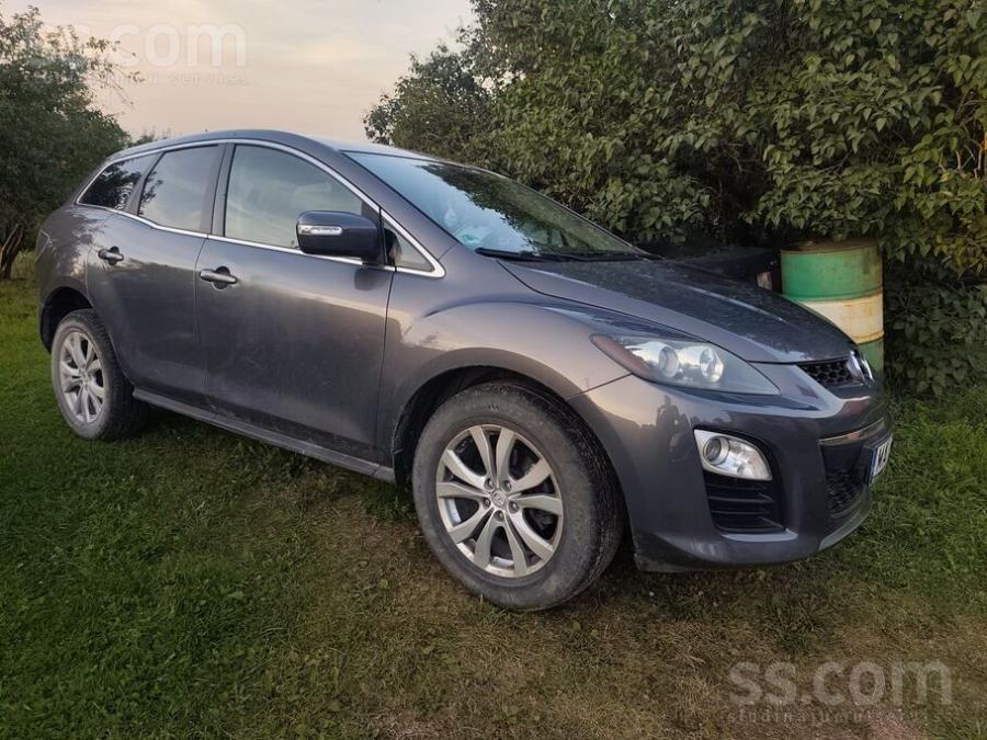 Grey Mazda CX-7 2009 in Riga, with an engine capacity of 2.20 L and mileage of 212 thousand km for 3900 €, photo 3 on AUTOMOTO.COM.LV