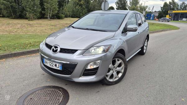 Pelēks Mazda CX-7 2009 Tauragė, ar dzinēja tilpumu 2.18 L un nobraukumu 222 tūkst. km par 2950 €, foto 1 vietnē AUTOMOTO.COM.LV