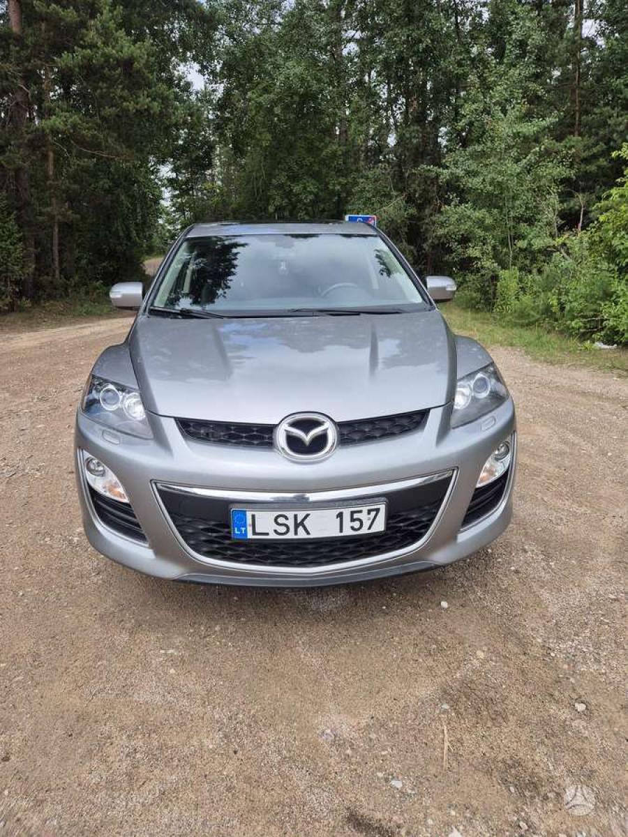 Grey Mazda CX-7 2010 in Vilnius, with an engine capacity of 2.18 L and mileage of 241 thousand km for 4100 €, photo 8 on AUTOMOTO.COM.LV