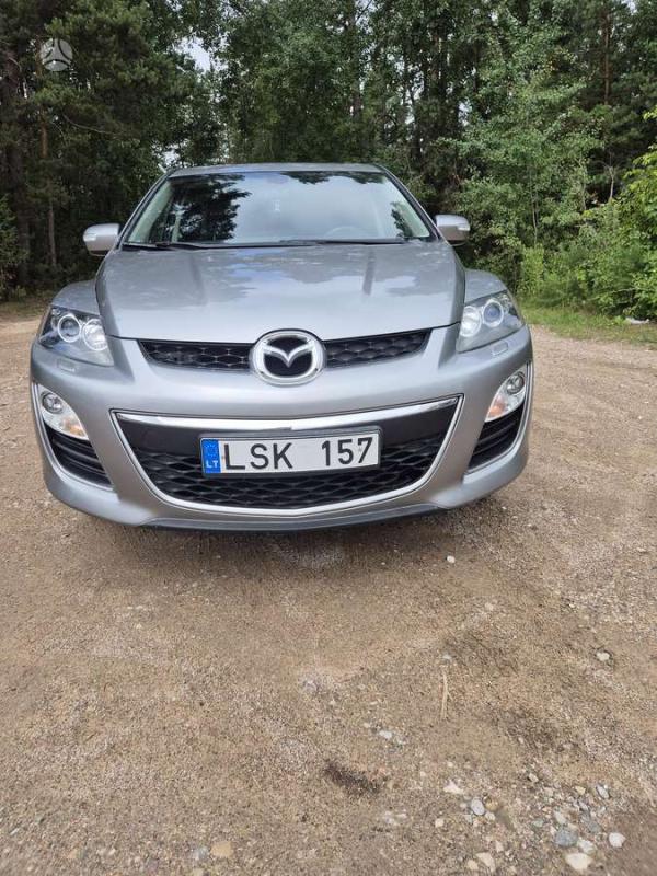 Grey Mazda CX-7 2010 in Vilnius, with an engine capacity of 2.18 L and mileage of 241 thousand km for 4100 €, photo 8 on AUTOMOTO.COM.LV