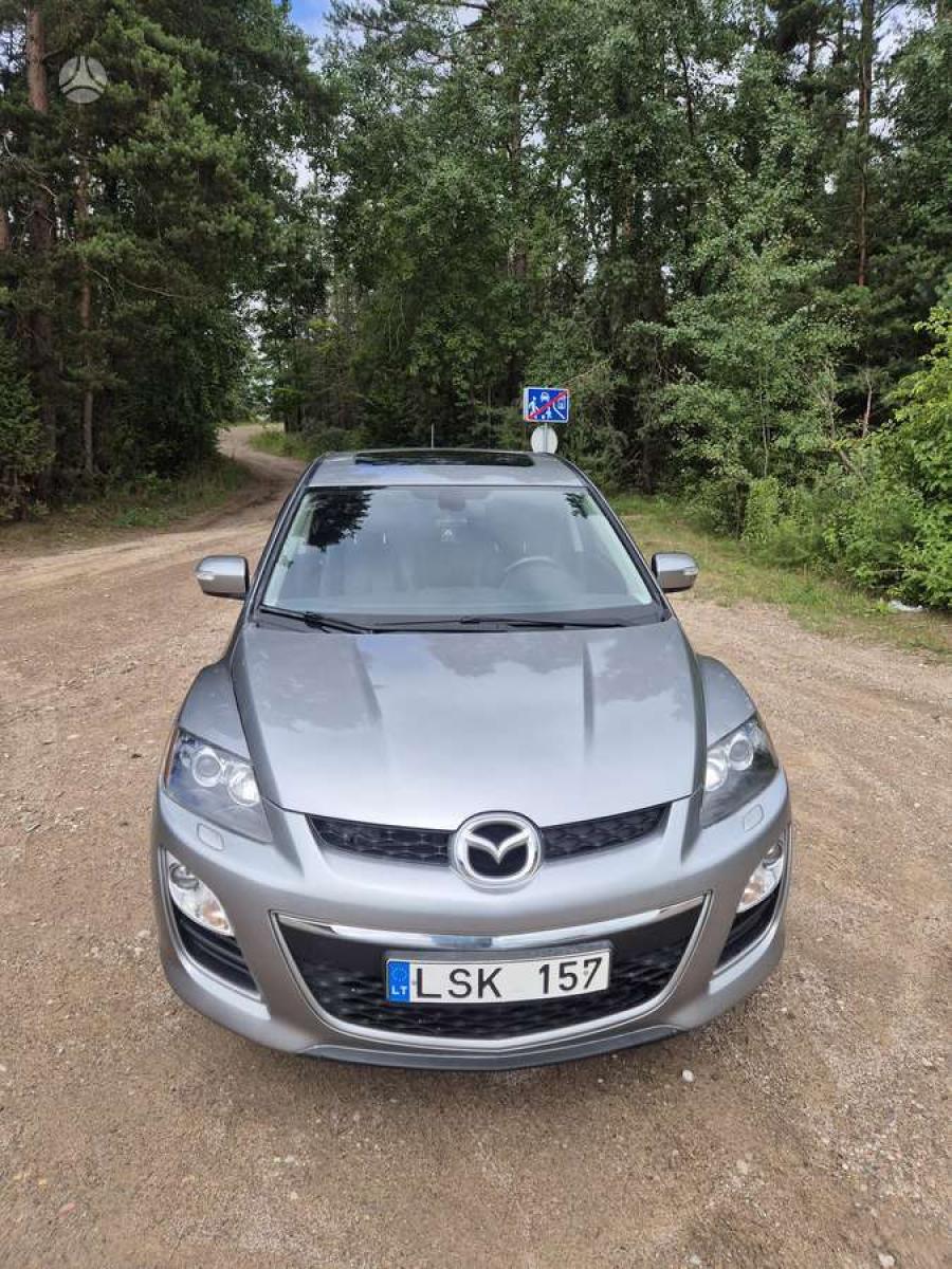 Grey Mazda CX-7 2010 in Vilnius, with an engine capacity of 2.18 L and mileage of 241 thousand km for 4100 €, photo 10 on AUTOMOTO.COM.LV