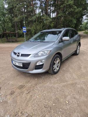 Grey Mazda CX-7 2010 in Vilnius, with an engine capacity of 2.18 L and mileage of 241 thousand km for 4100 €, photo 11 on AUTOMOTO.COM.LV