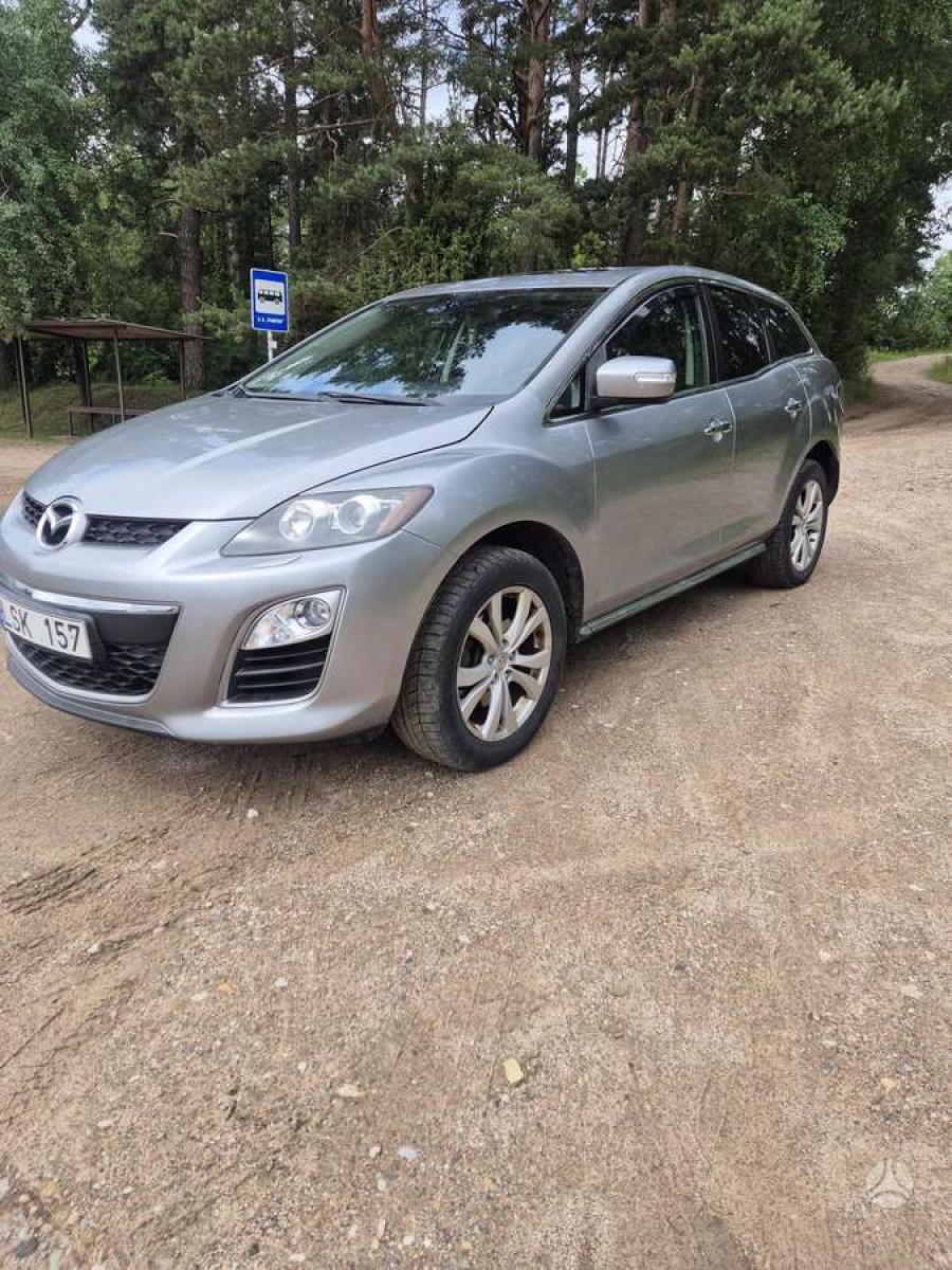 Grey Mazda CX-7 2010 in Vilnius, with an engine capacity of 2.18 L and mileage of 241 thousand km for 4100 €, photo 12 on AUTOMOTO.COM.LV