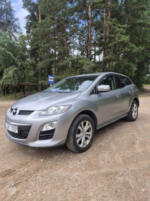 Grey Mazda CX-7 2010 in Vilnius, with an engine capacity of 2.18 L and mileage of 241 thousand km for 4100 €, photo 13 on AUTOMOTO.COM.LV