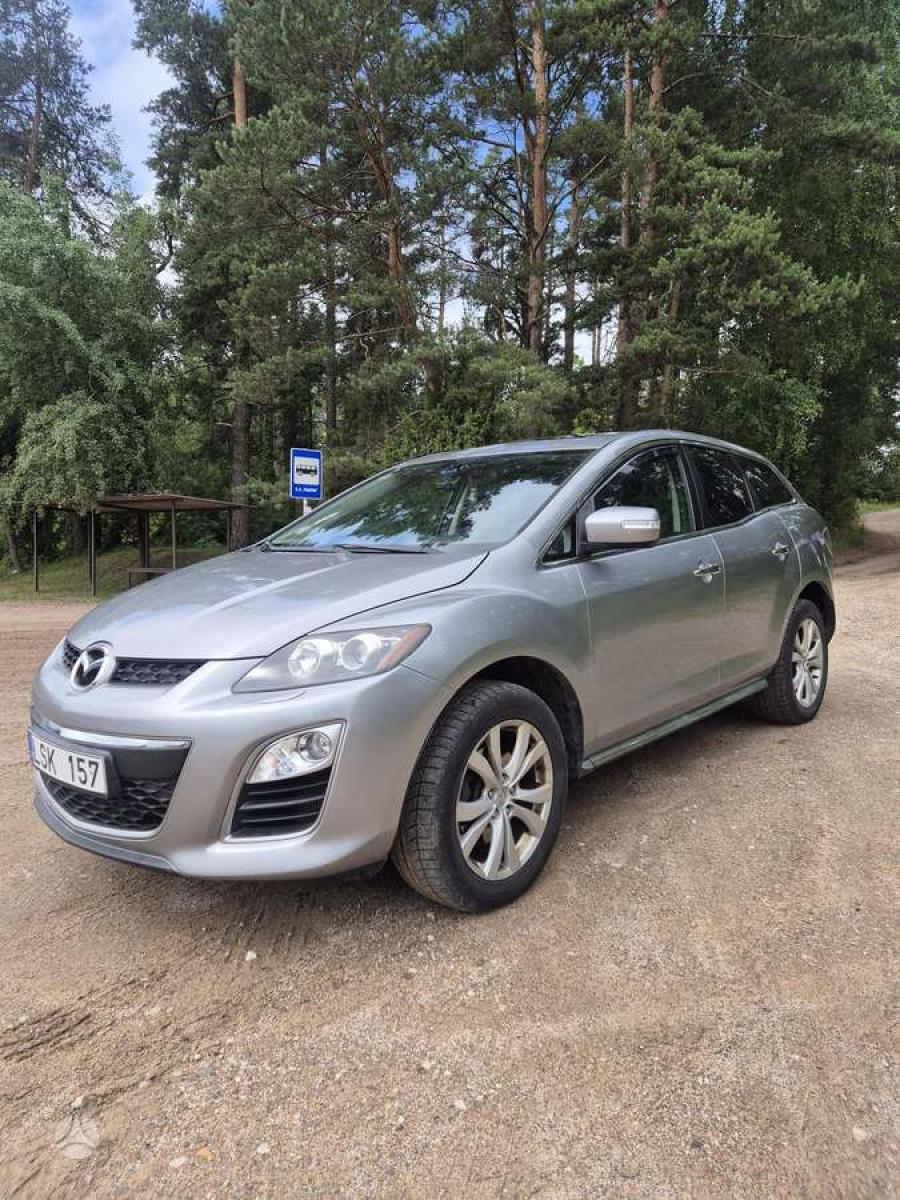 Grey Mazda CX-7 2010 in Vilnius, with an engine capacity of 2.18 L and mileage of 241 thousand km for 4100 €, photo 13 on AUTOMOTO.COM.LV