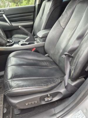 Grey Mazda CX-7 2010 in Vilnius, with an engine capacity of 2.18 L and mileage of 241 thousand km for 4100 €, photo 17 on AUTOMOTO.COM.LV