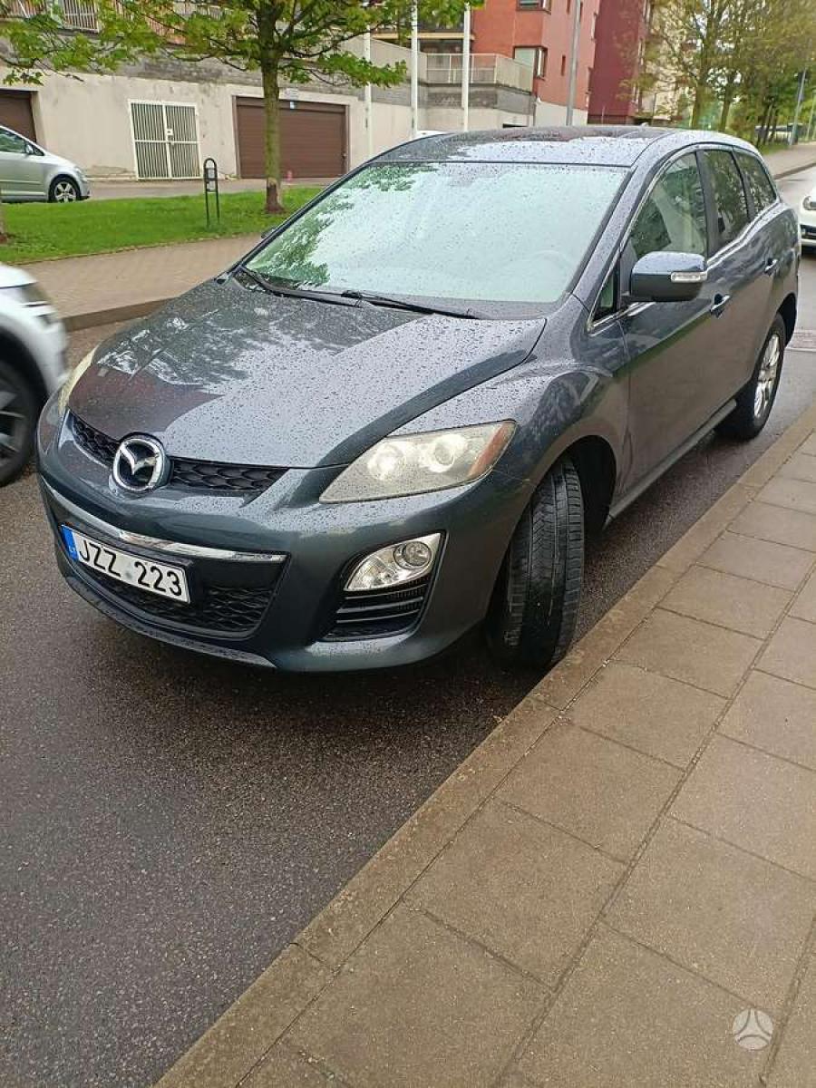 Grey Mazda CX-7 2011 in Vilnius, with an engine capacity of 2.18 L and mileage of 237 thousand km for 3800 €, photo 11 on AUTOMOTO.COM.LV