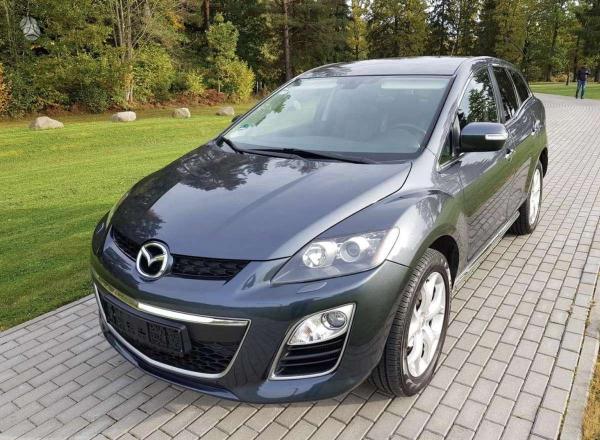 Pelēks Mazda CX-7 2011 Telšiai, ar dzinēja tilpumu 2.20 L un nobraukumu 240 tūkst. km par 1550 €, foto 3 vietnē AUTOMOTO.COM.LV