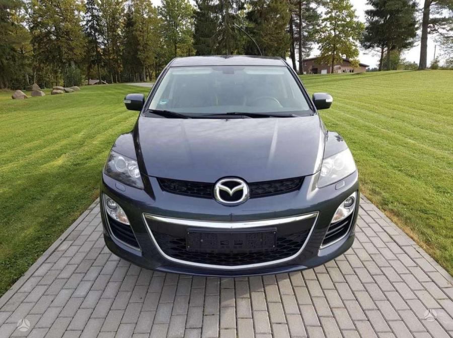Pelēks Mazda CX-7 2011 Telšiai, ar dzinēja tilpumu 2.20 L un nobraukumu 240 tūkst. km par 1550 €, foto 8 vietnē AUTOMOTO.COM.LV