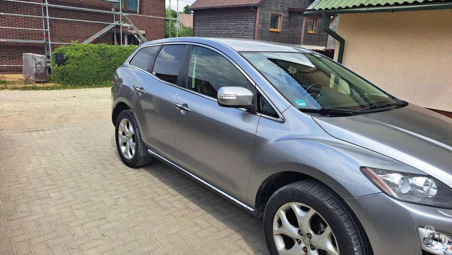 Pelēks Mazda CX-7 2011 Plungė, ar dzinēja tilpumu 2.18 L un nobraukumu 265 tūkst. km par 4650 €, foto 7 vietnē AUTOMOTO.COM.LV
