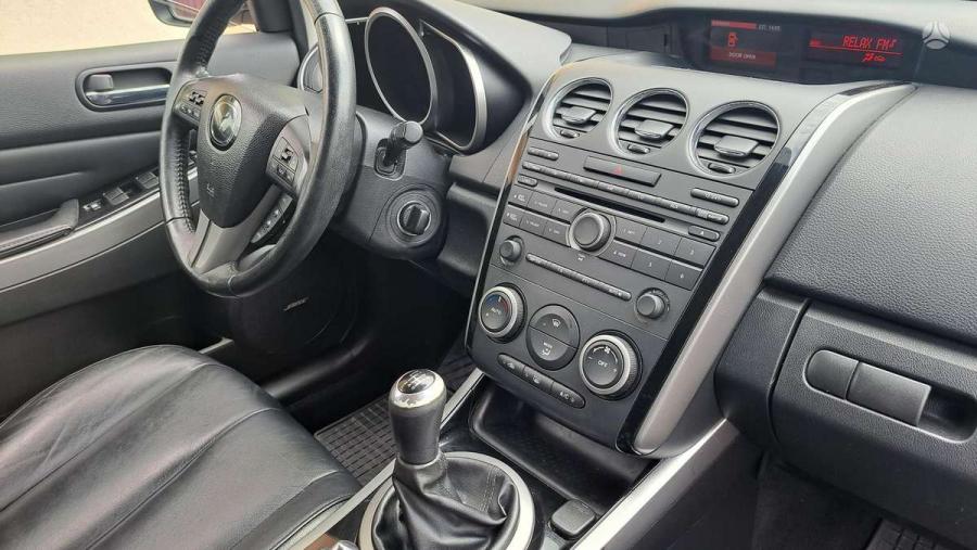 Pelēks Mazda CX-7 2011 Plungė, ar dzinēja tilpumu 2.18 L un nobraukumu 265 tūkst. km par 4650 €, foto 13 vietnē AUTOMOTO.COM.LV