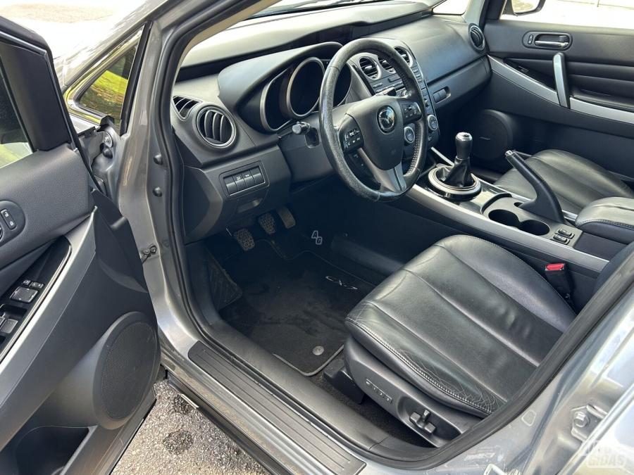 Pelēks Mazda CX-7 2012 Marijampole, ar dzinēja tilpumu 2.20 L un nobraukumu 229 tūkst. km par 4300 €, foto 12 vietnē AUTOMOTO.COM.LV
